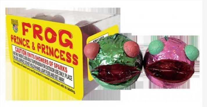 Frog Prince & Princess Fountains – Crazy Al's Fireworks